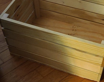 Wood Slat Box - Etsy