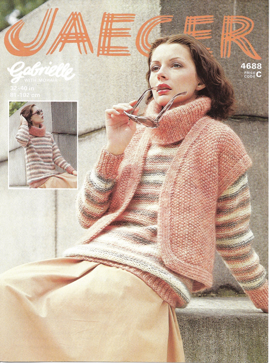 Bolero Knitting Pattern, Vintage Ladies Jaeger Pattern, Shrug Knitting ...