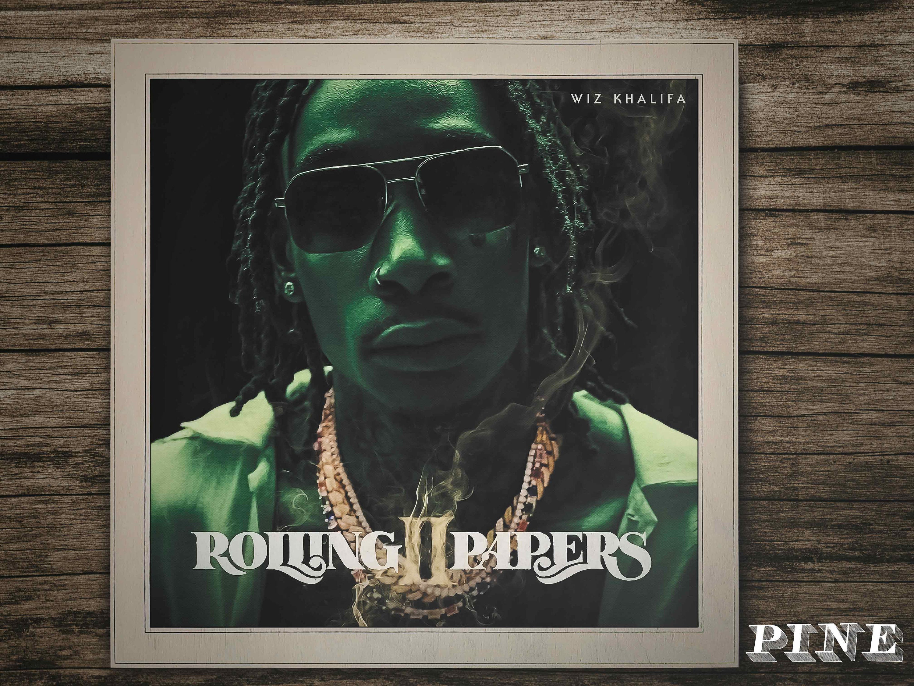 HipHop Rap album Canvas Poster in a Wooden Frame Unique Gift | Etsy