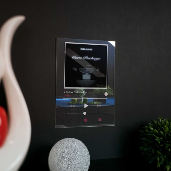 Hiphop Rap Acrylic Plaque Modern Print Spotify or Apple Music | Etsy