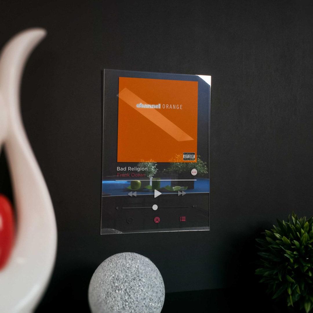 Hiphop Rap Acrylic Plaque Modern Print Spotify or Apple Music - Etsy