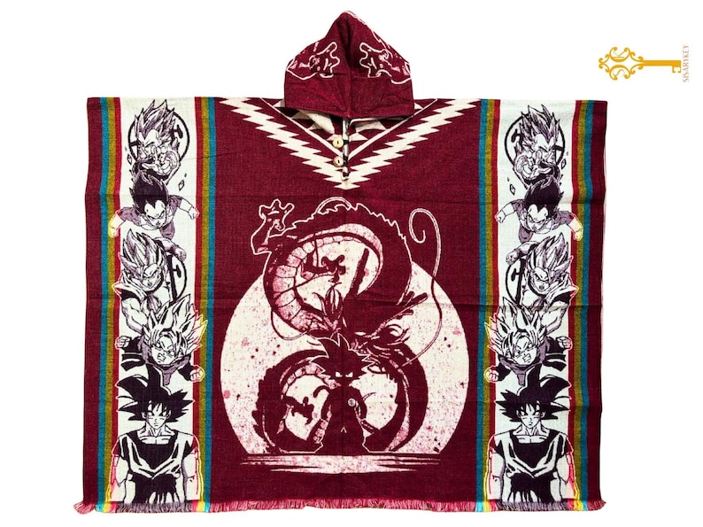 Shenron | Dragon Ball Z| Poncho| Cozy| Warm| Unisex| Onesize| Unique ...