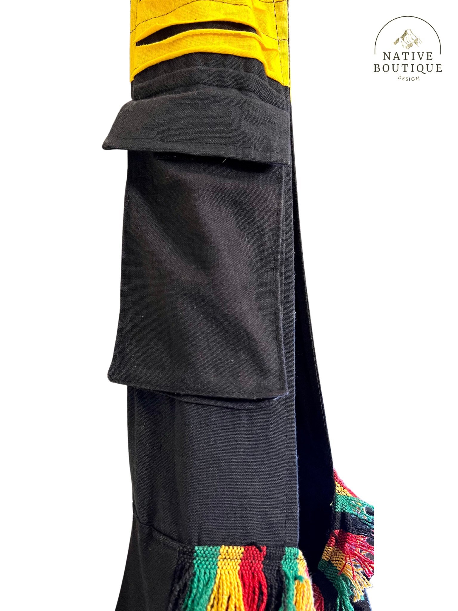 Rasta Fringe Jack the Skeleton Hobo Bag With Strap Pocket Christmas ...