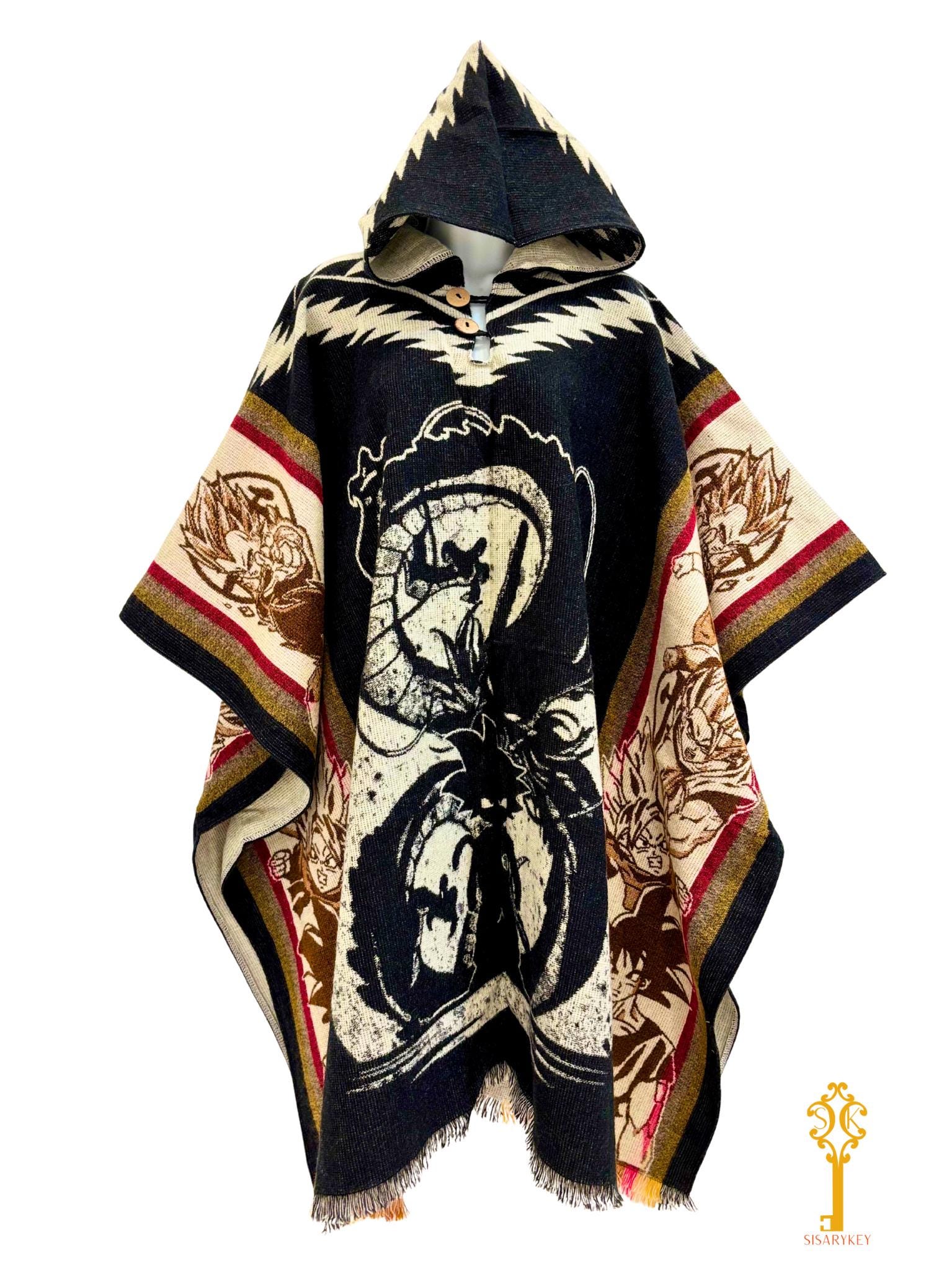 Shenron | Dragon Ball Z| Poncho| Cozy| Warm| Unisex| Onesize| Unique ...