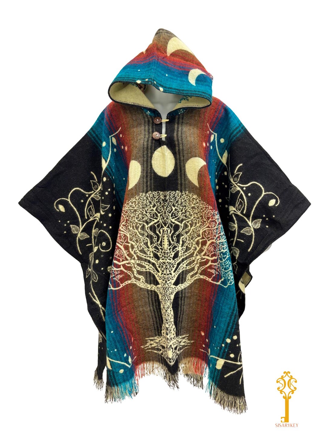 Tree of Life Eden Poncho| Cozy| Gift Idea| Unisex| Unique - Etsy