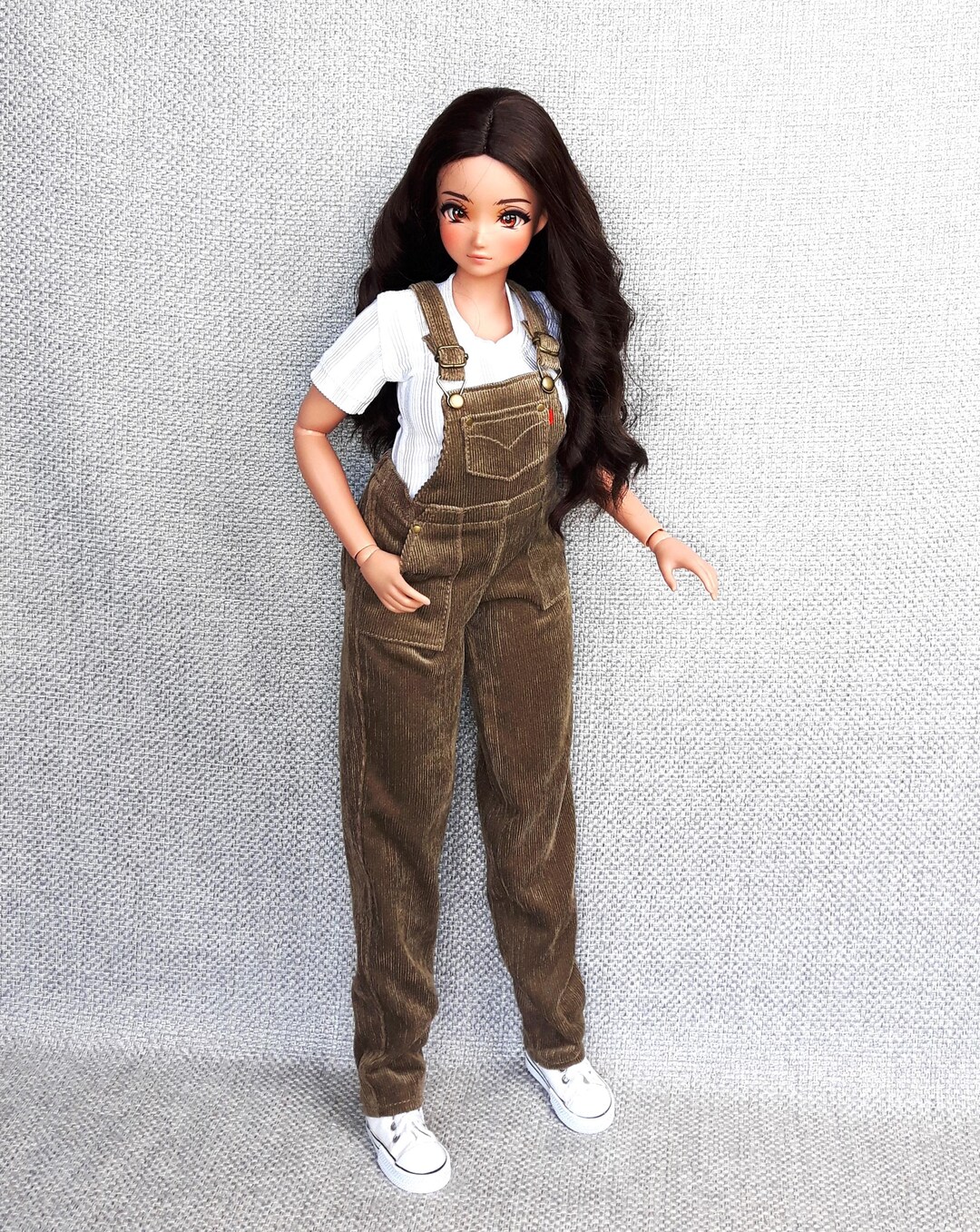 Smart Doll Pear Body Corduroy Overalls - Etsy