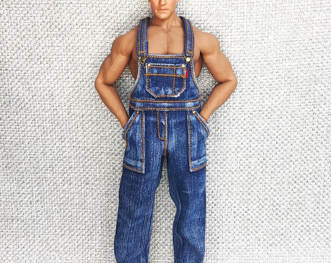 Phicen Tbleague 1/6 Male Denim Overalls M34 M33 M35 - Etsy