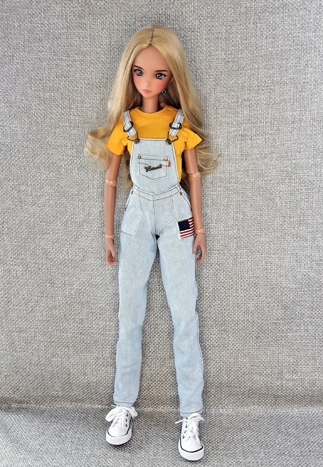 Smart Doll Denim Overalls - Etsy