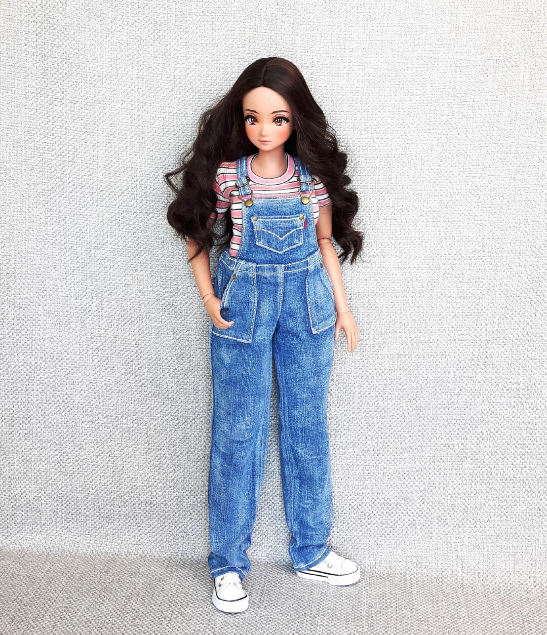 Smart Doll Pear Body Denim Overalls - Etsy