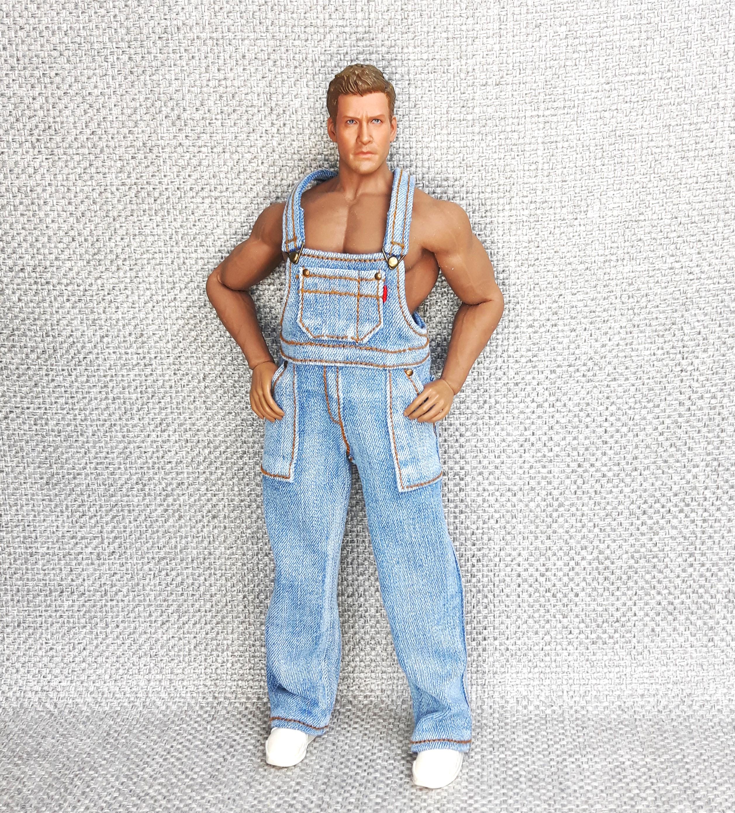 Phicen Tbleague 1/6 Male Denim Overalls M34 M33 M35 - Etsy