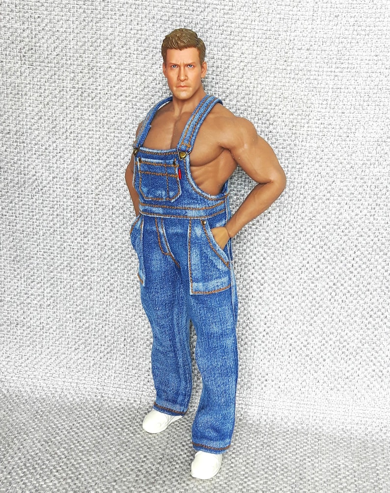 Phicen Tbleague 1/6 Male Denim Overalls M34 M33 M35 - Etsy