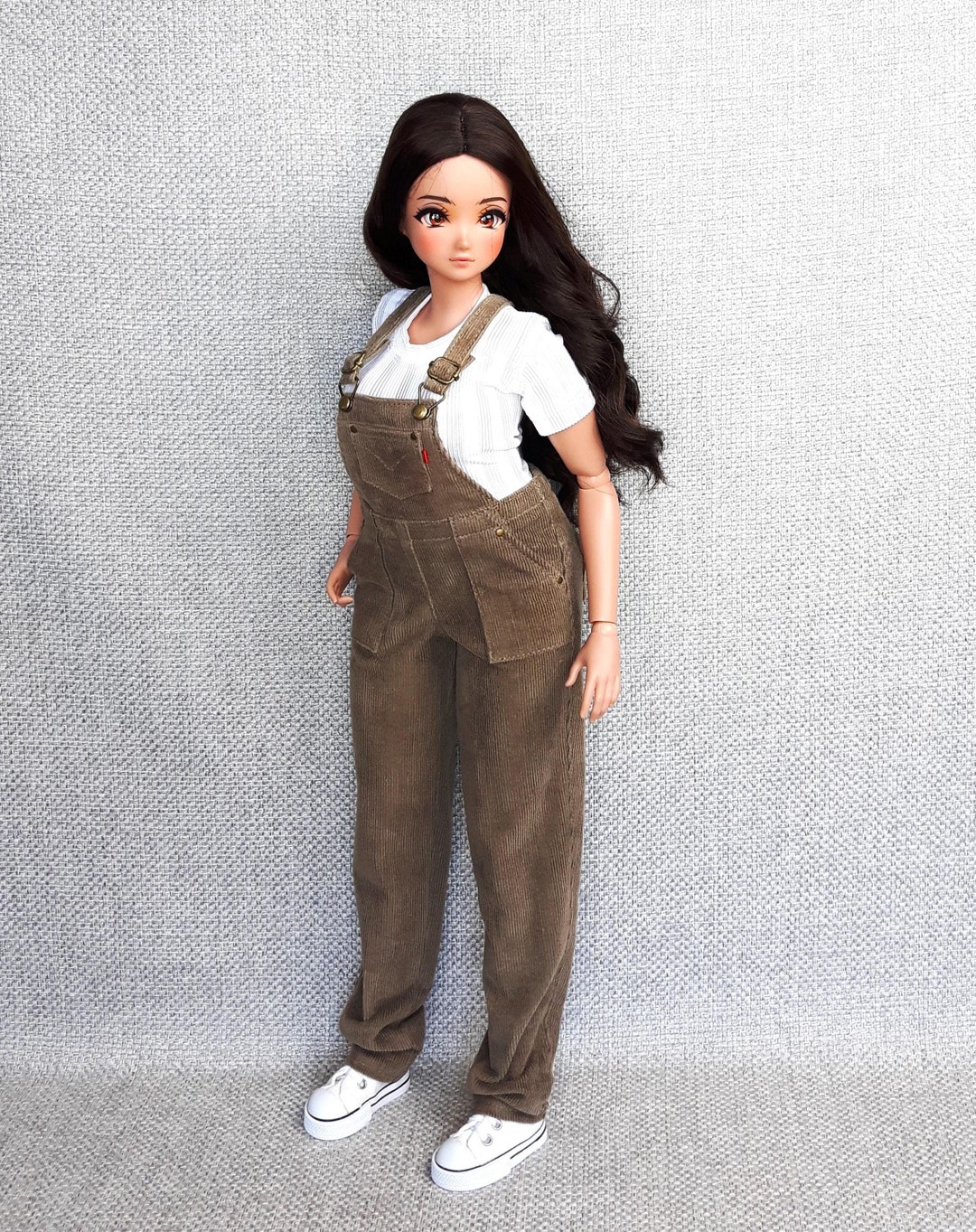 Smart Doll Pear Body Corduroy Overalls - Etsy