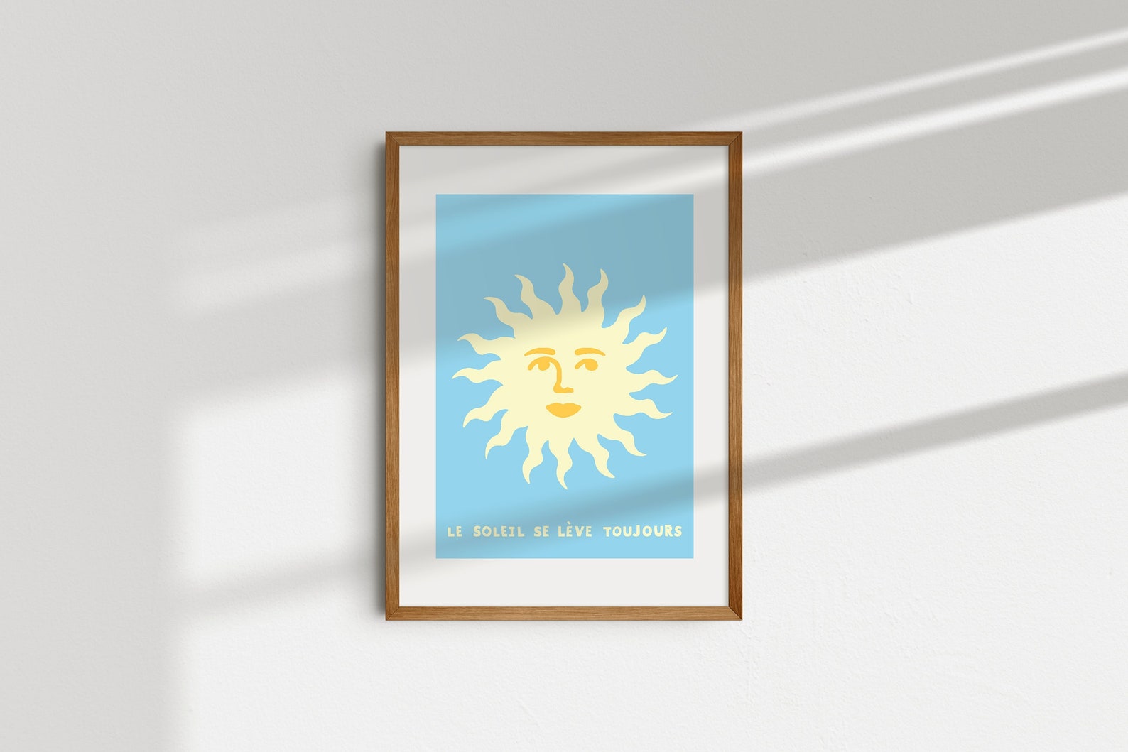 Le Soleil Print, Sun Summer Art Print, French Saying Poster, Euro ...