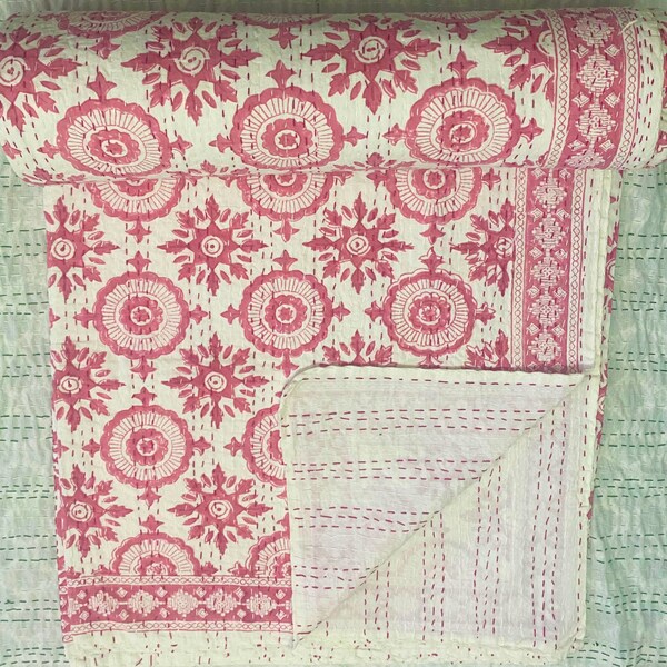 Pink Quilt - Etsy