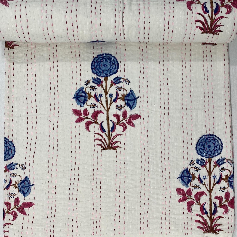 Block Print Quilt - Etsy