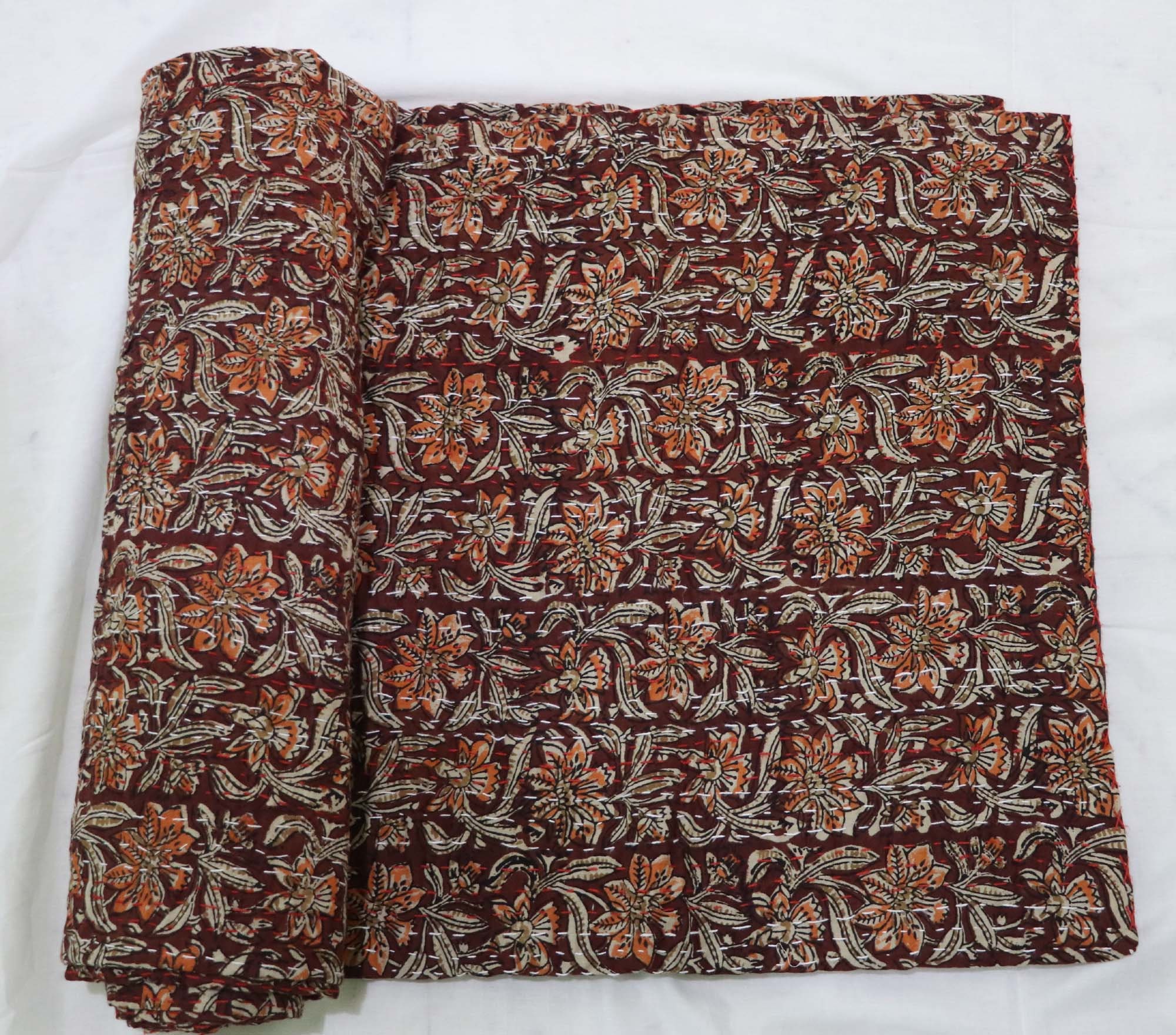 Indian Block Print Bedspread or Quilt Full Size Queen Size - Etsy