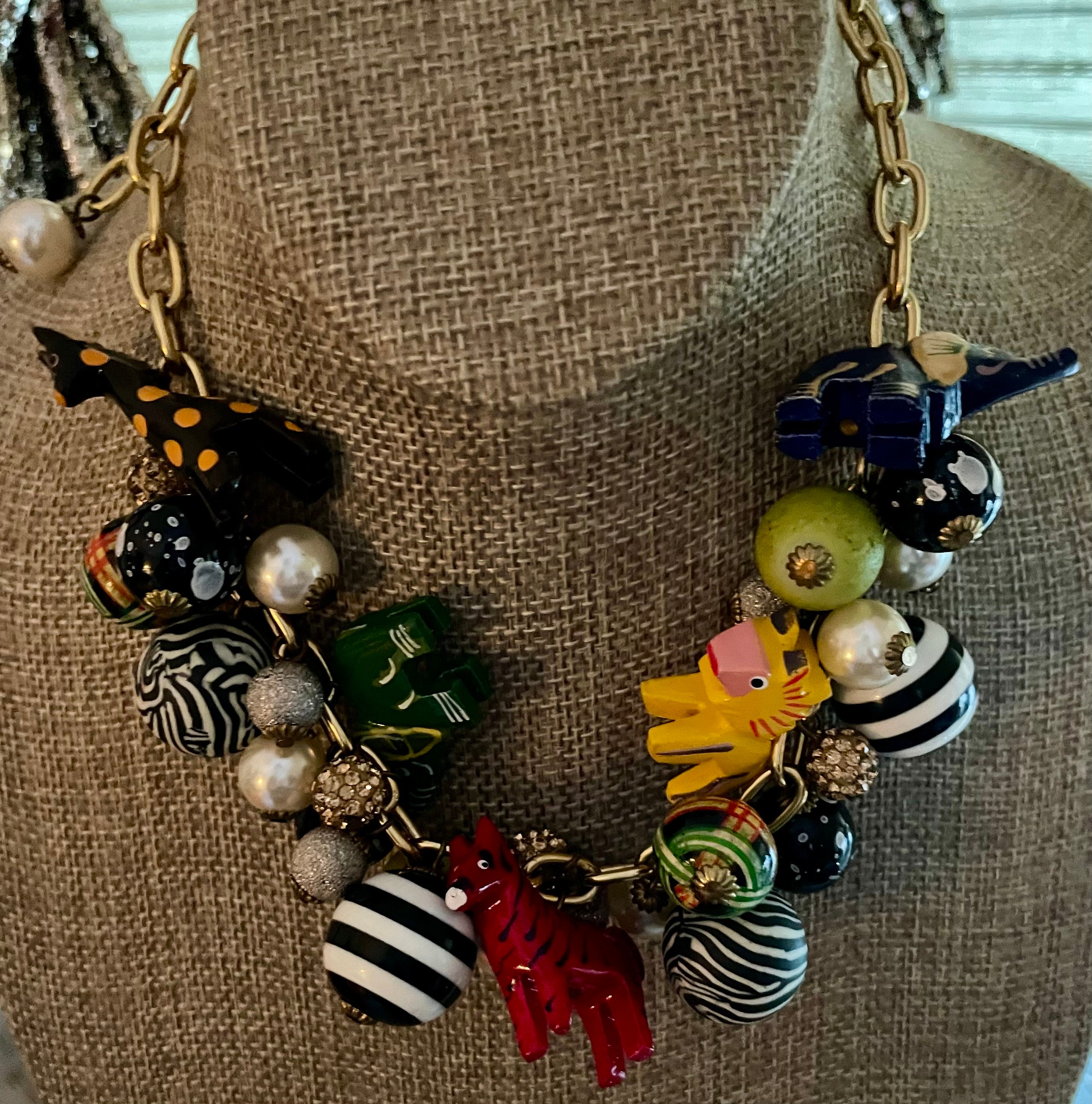 SAFARI WOOD ANIMAL Necklace, Lenora Dame - Etsy