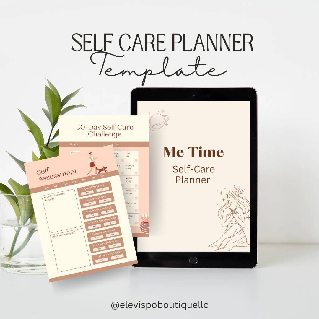 Printable Self Care Planner Journal Planner Simple Self Care - Etsy