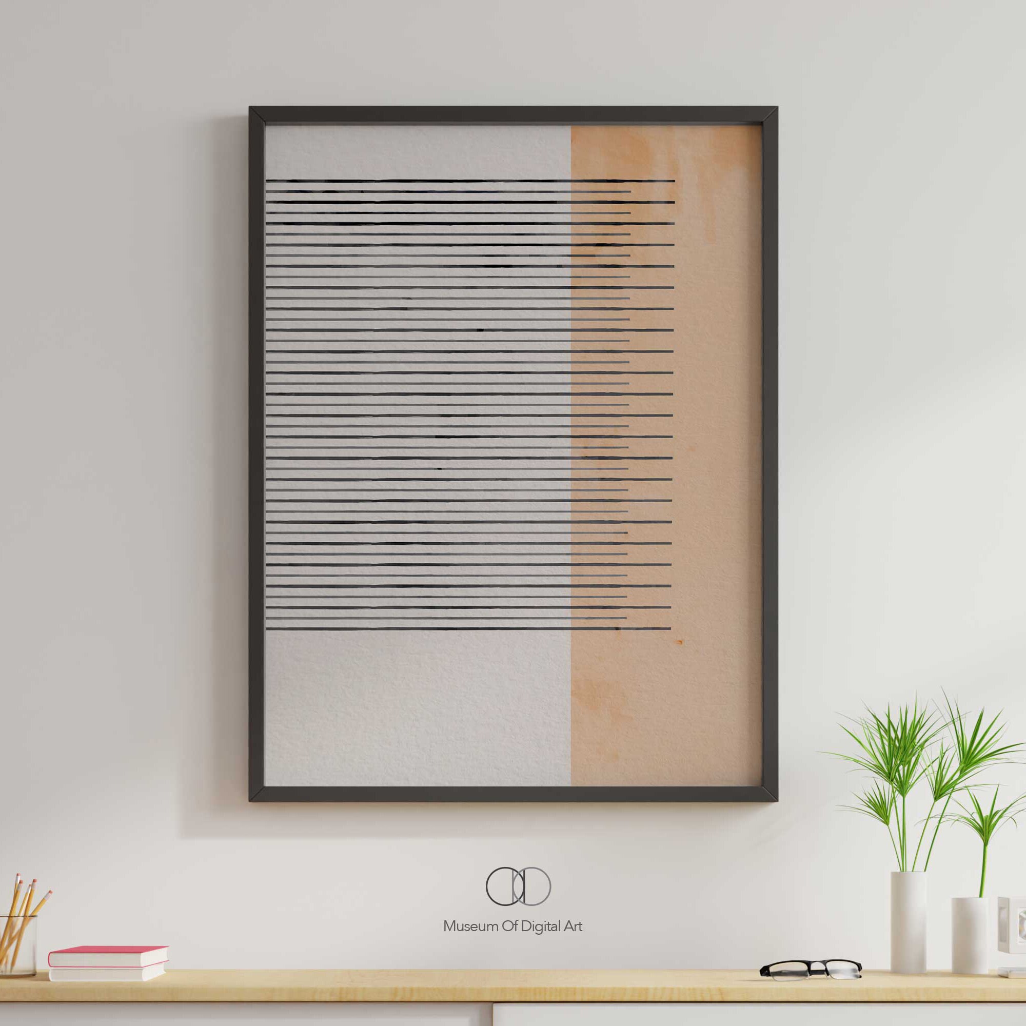 Abstract Wall Art Line Drawing Print Minimalist Wall Art | Etsy