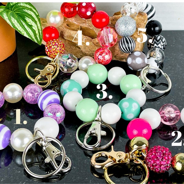 Beaded Keychain - Etsy