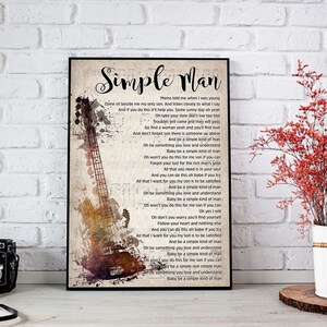 Simple Man - Etsy