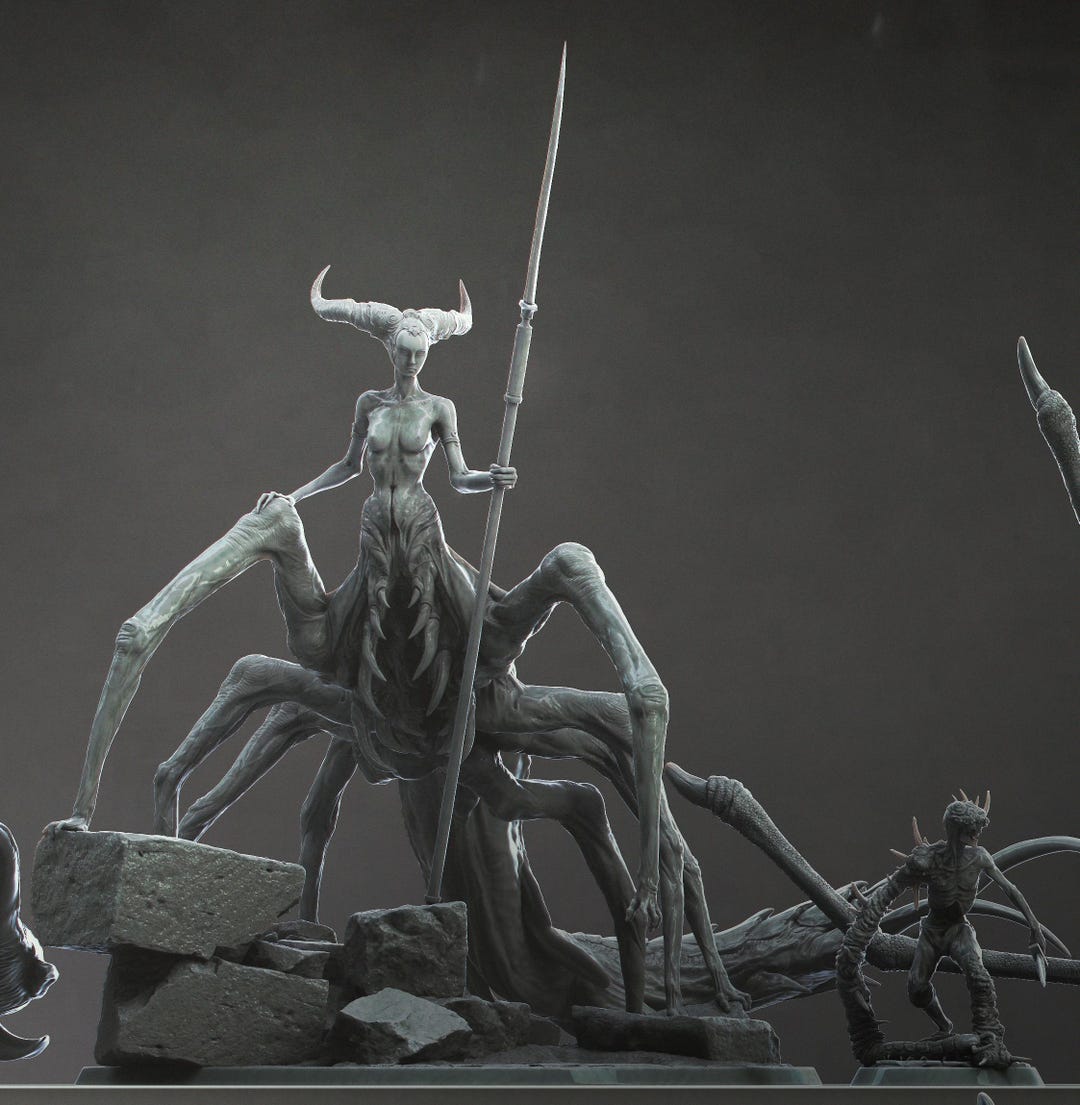 Mistress of Corruption Miniatures by Rescale Miniatures (fear the Old ...