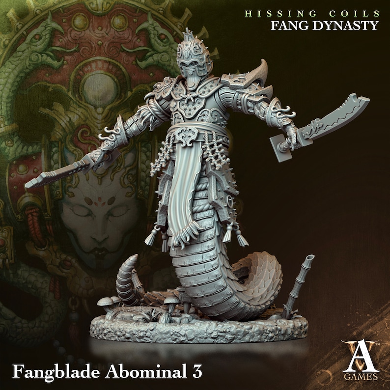 Fangblade Abominal Miniatures (hissing Coils Fang Dynasty) by ...