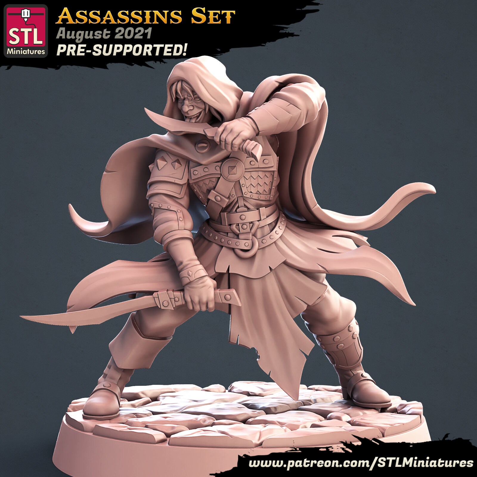 Assassins Set by STL Miniatures - Etsy