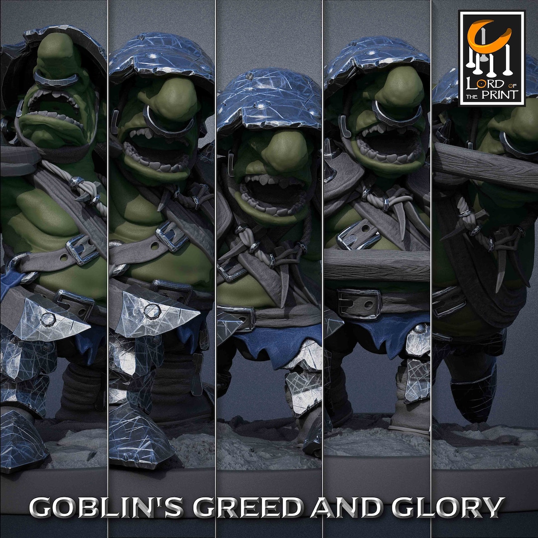 Goblin Infantry Warlike Miniatures by Rescale Miniatures (set 8) - Etsy