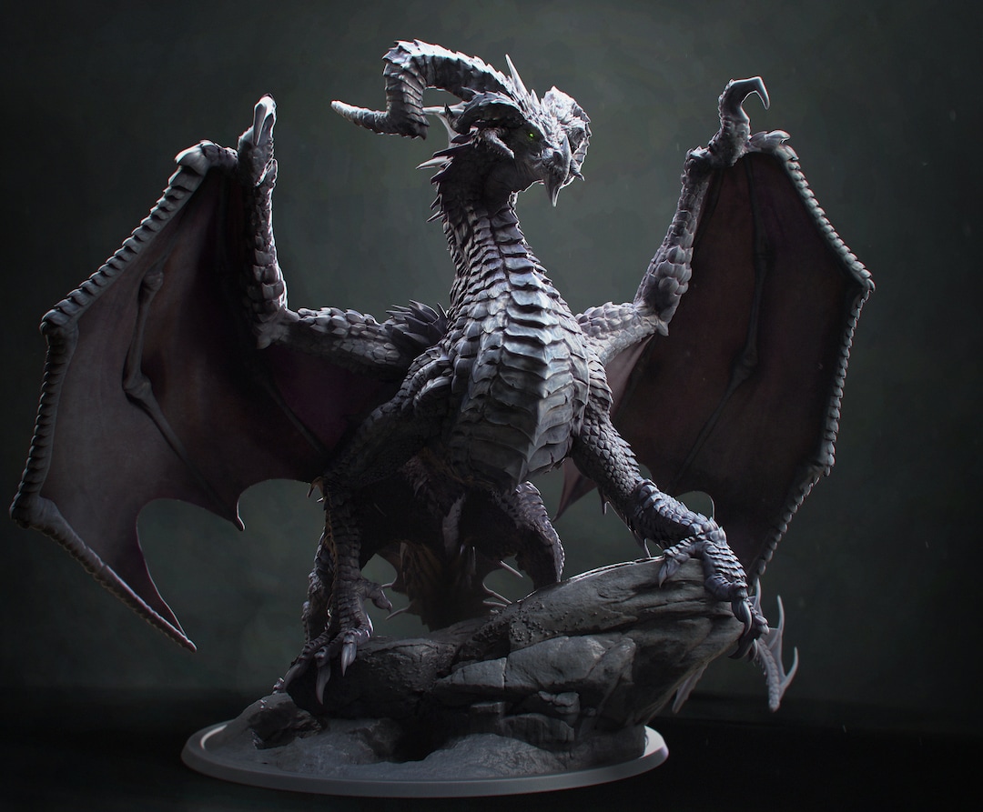 Black Dragon Miniatures by Rescale Miniatures - Etsy