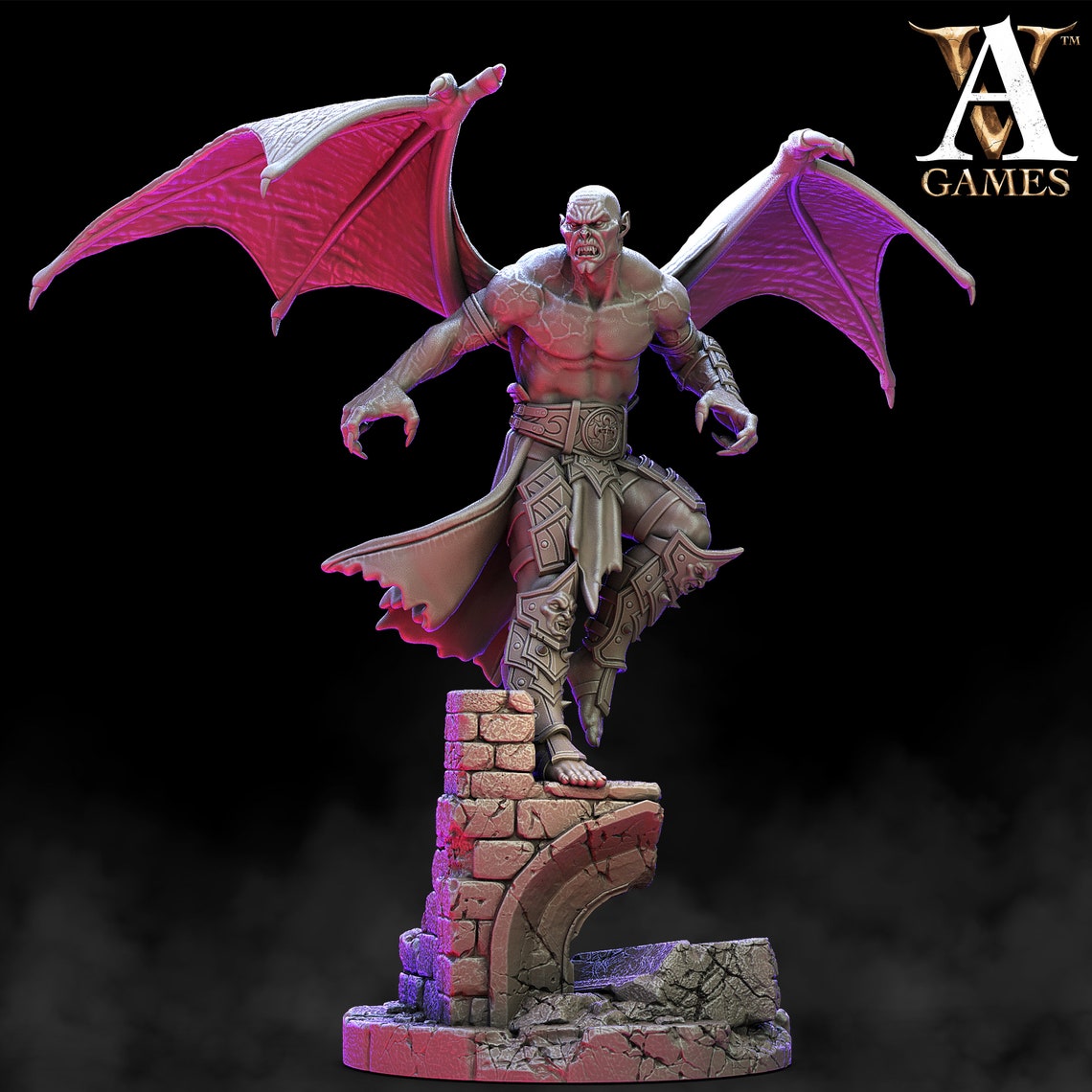 Winged Vampires Miniatures by Archvillain - Etsy