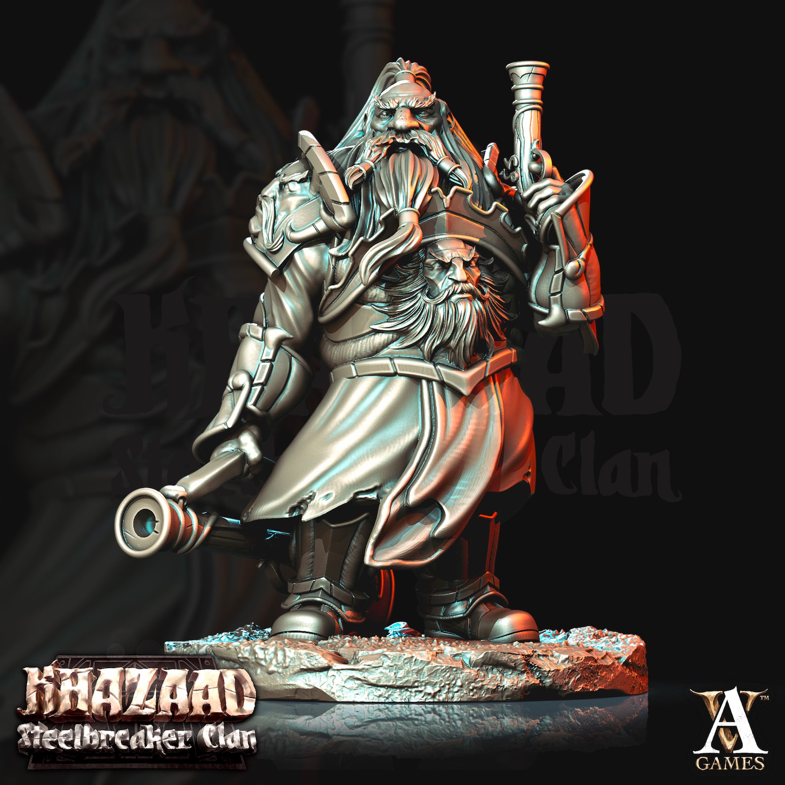 Steelbreaker Flame Spitters and Lead Spitter Miniatures by Archvillain ...