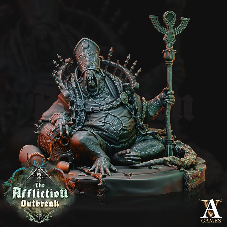Rat Bishop Miniature by Archvillain - Etsy
