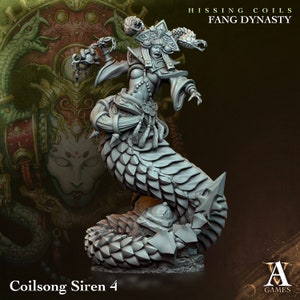 Coilfang Siren Miniatures (hissing Coils Fang Dynasty) by Archvillain ...