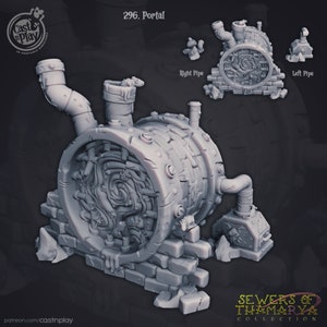 Sewer Scatter Props and Sewer Portal Miniatures by Castnplay - Etsy