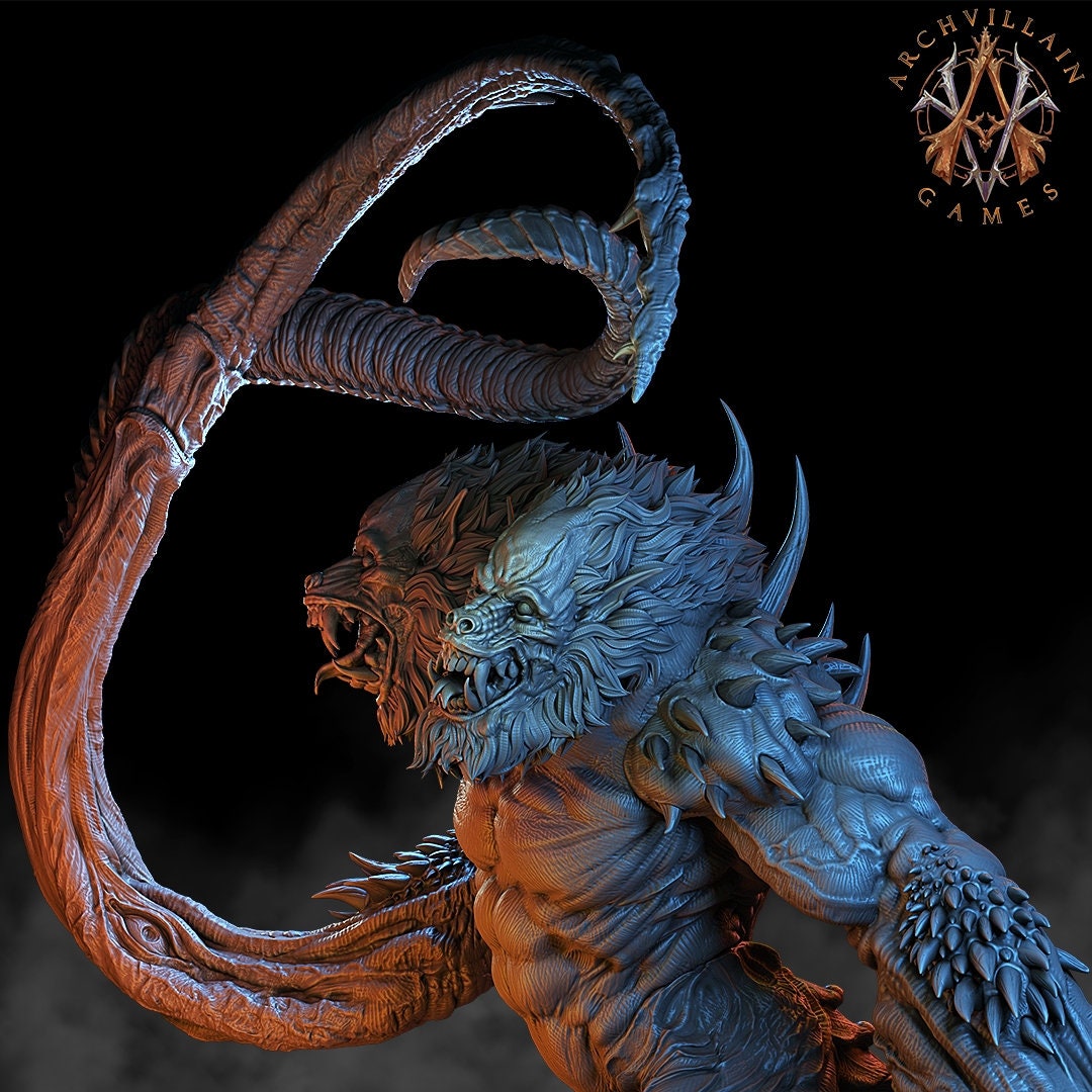 Demogorgon Miniature by Archvillain - Etsy