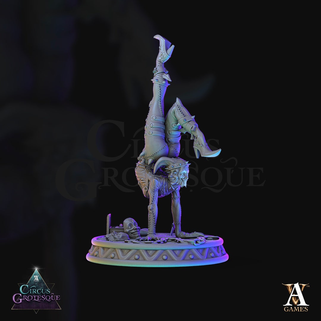Circus Acrobat Miniatures by Archvillain - Etsy