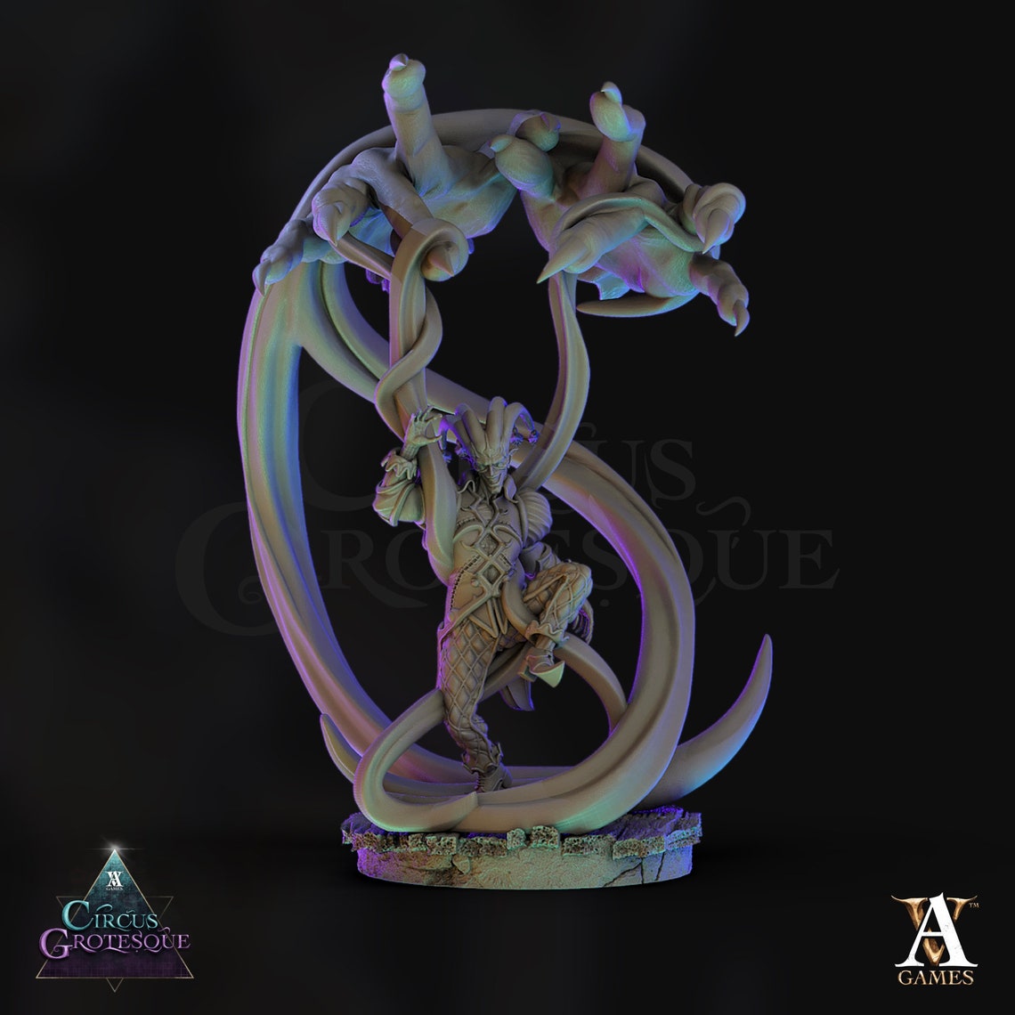 Circus Jesters Miniatures by Archvillain - Etsy