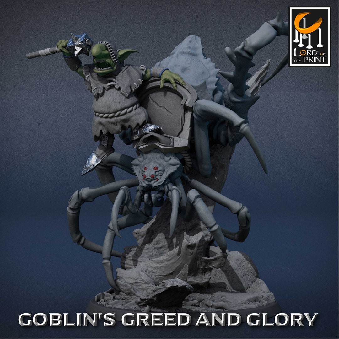 Goblin Spider Rider Miniatures by Rescale Miniatures (set 2) - Etsy