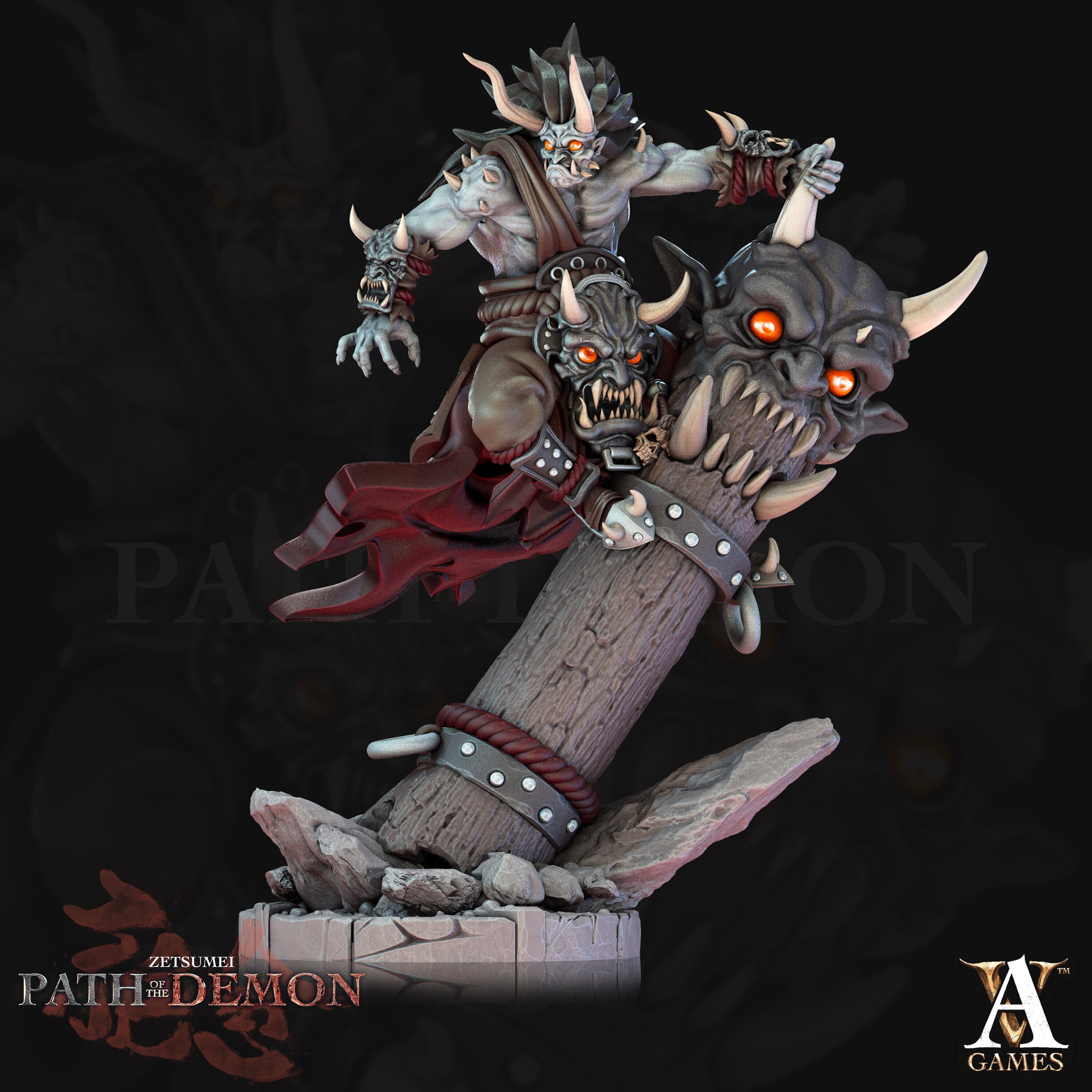 Sohei Ire Miniatures by Archvillain - Etsy