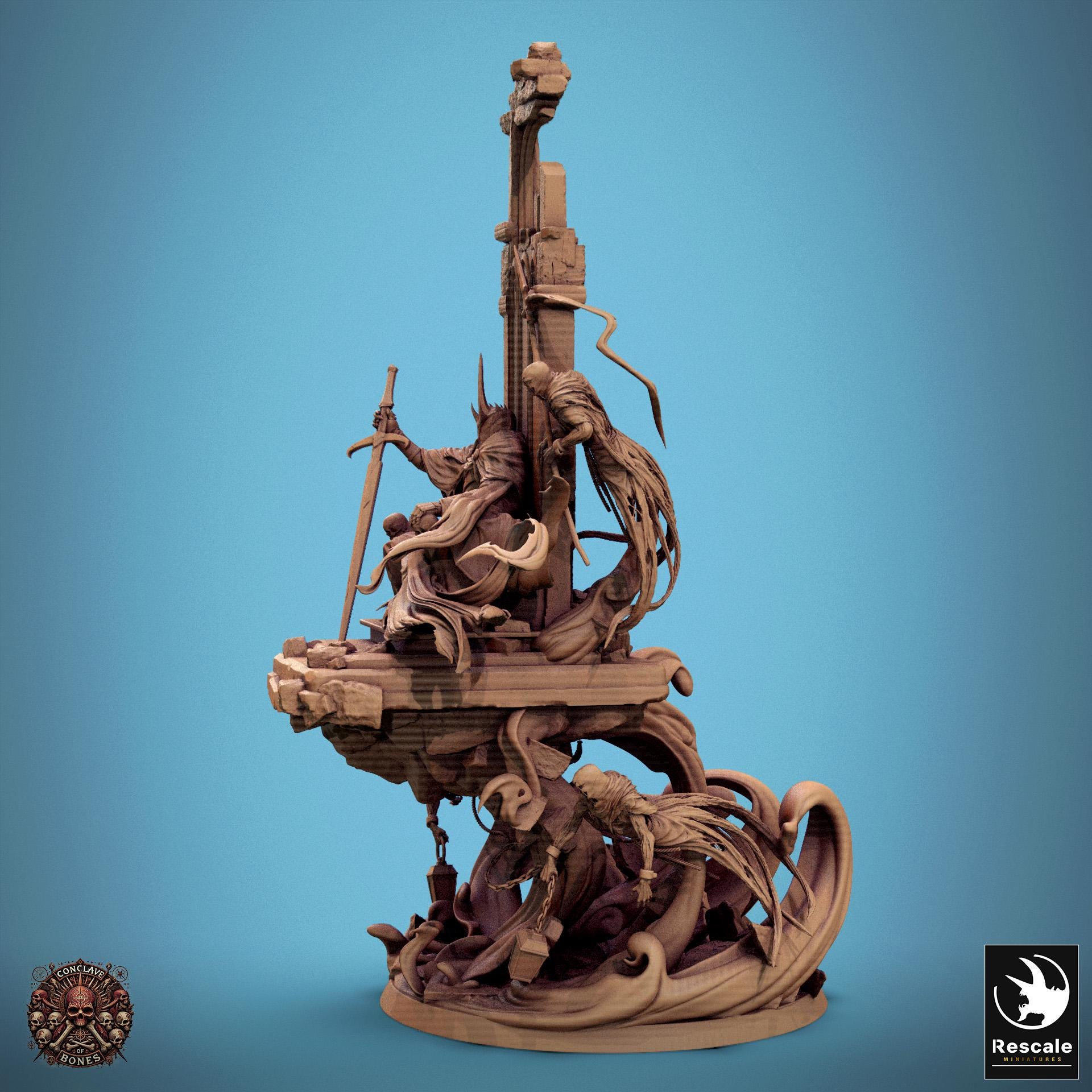 Undead Character Miniatures by Rescale Miniatures (conclave of Bones ...