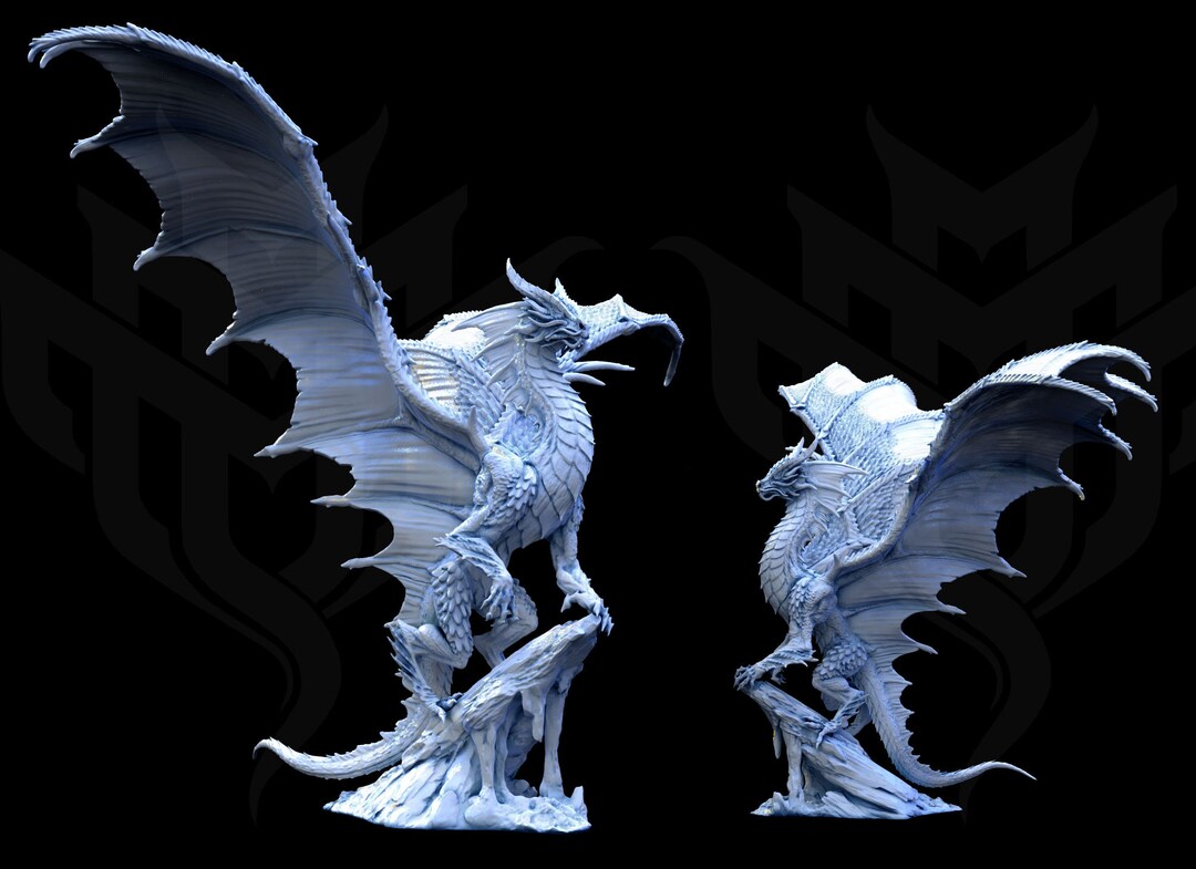 Gold Dragon Miniature by Mini Monster Mayhem - Etsy