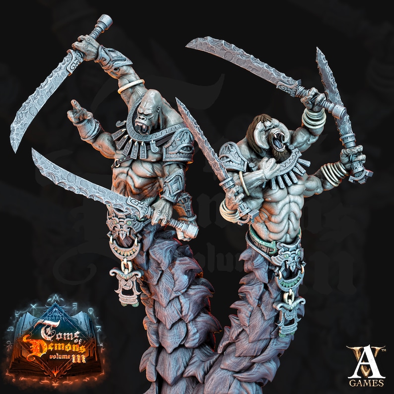 Teraton Tamareth Miniatures by Archvillain - Etsy