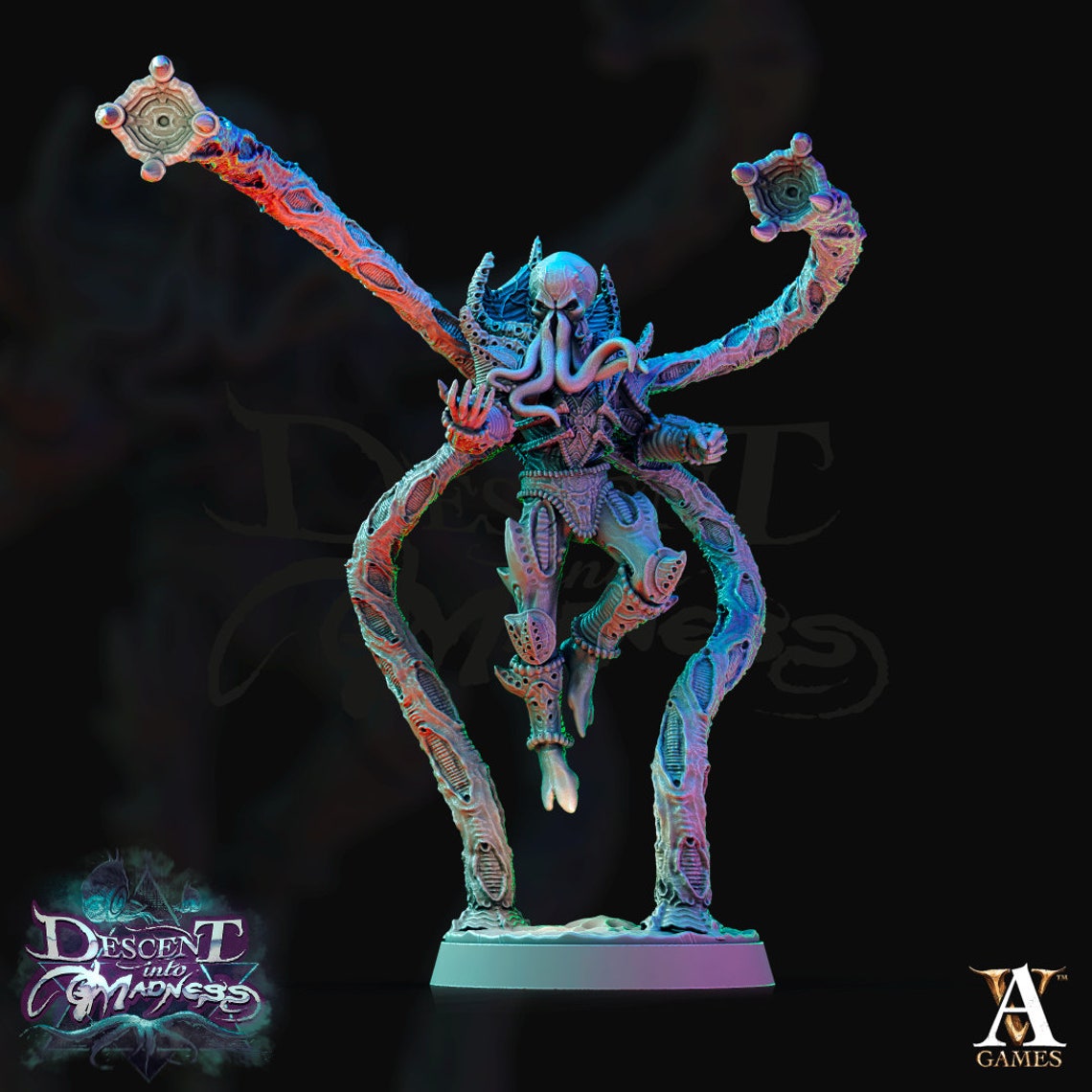 Mind Flayer, Illithid, Encephalid Shocktroopers by Archvillain - Etsy