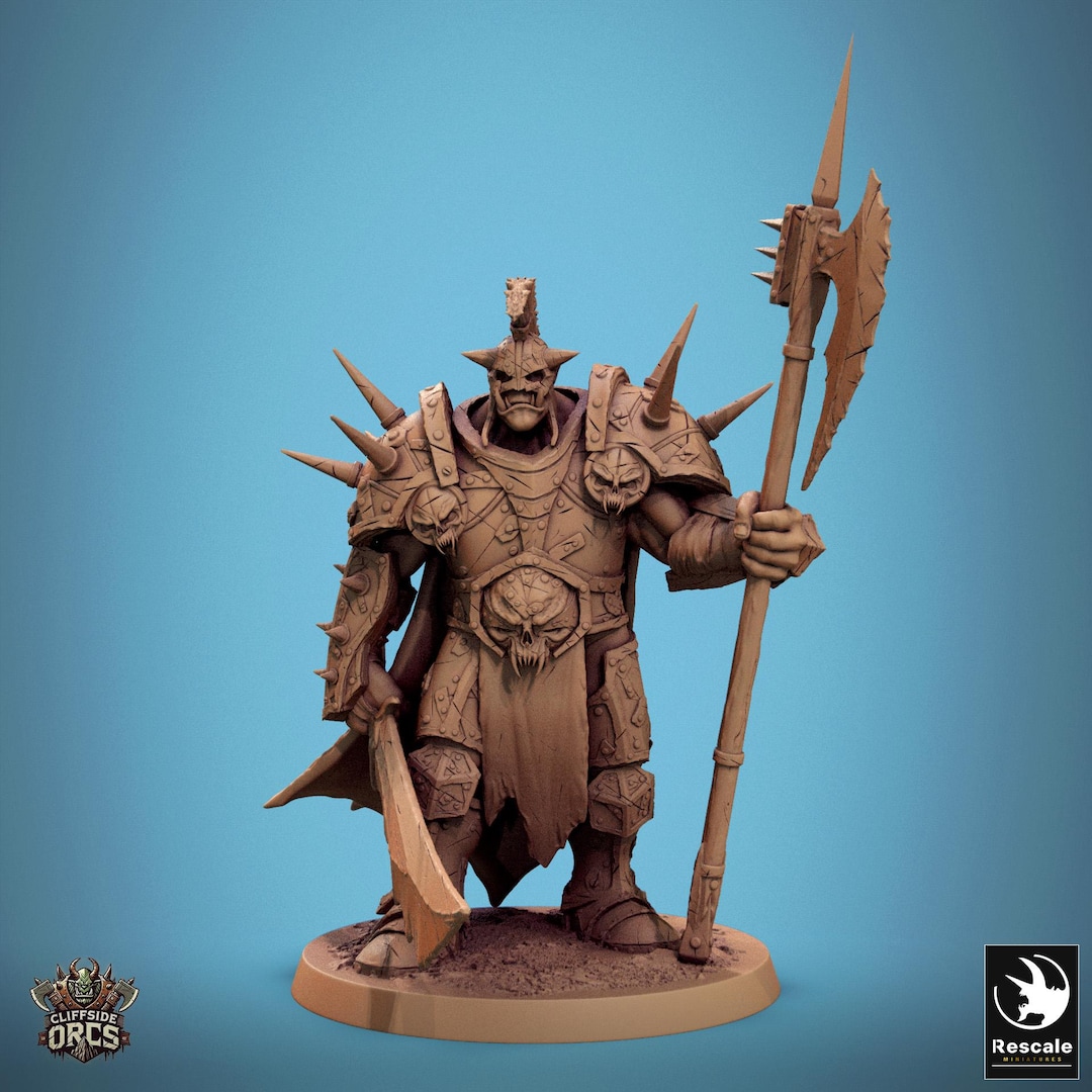 Brutal Orc Set 1 Miniatures by Rescale Miniatures (cliffside Orcs Set ...