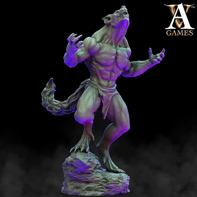 Werewolf Pack Miniatures by Archvillain - Etsy