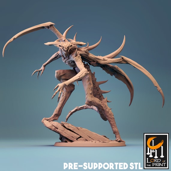Tormentor Matriarch Demon Miniature by Lord of the Print - Etsy