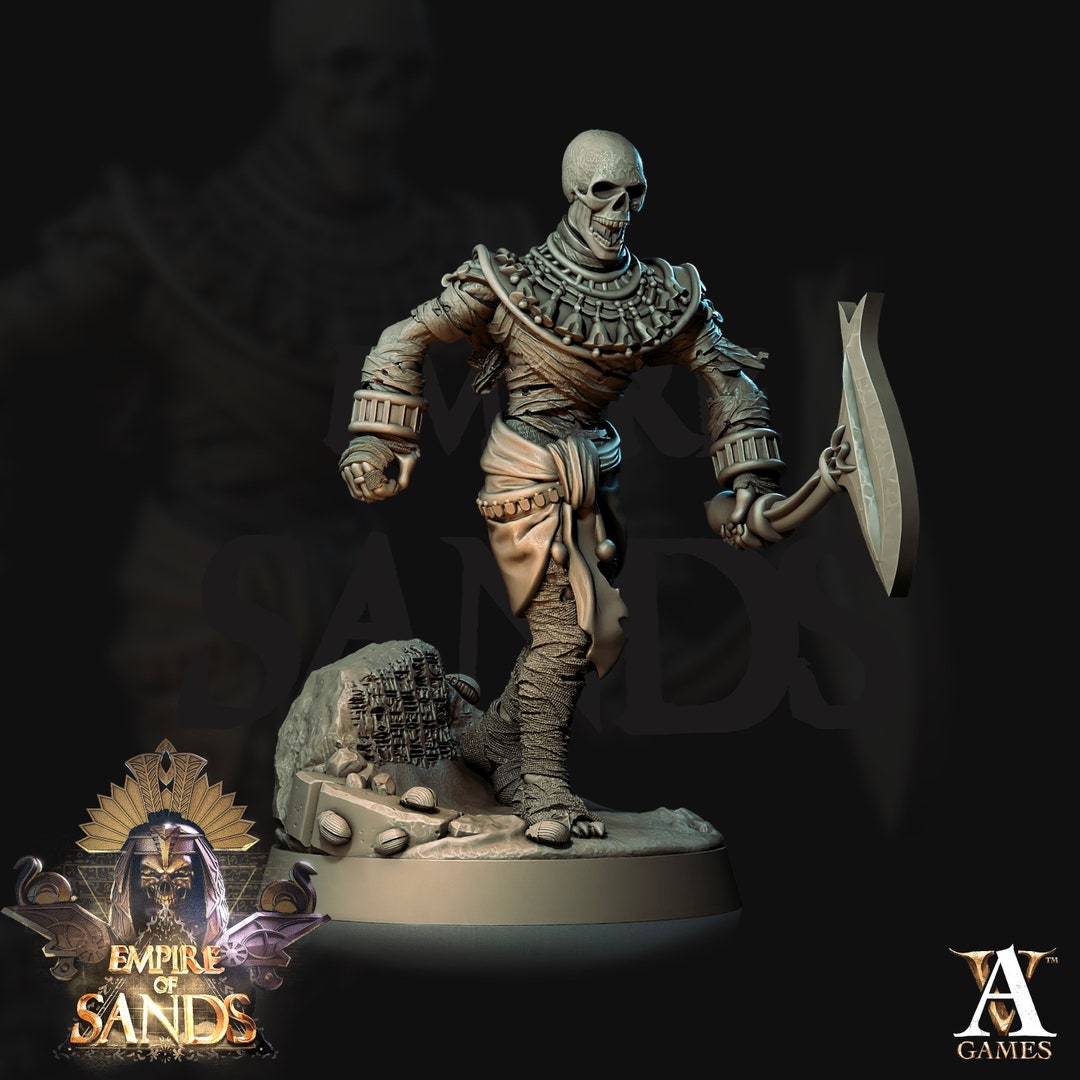 Mummy Miniatures by Archvillain - Etsy