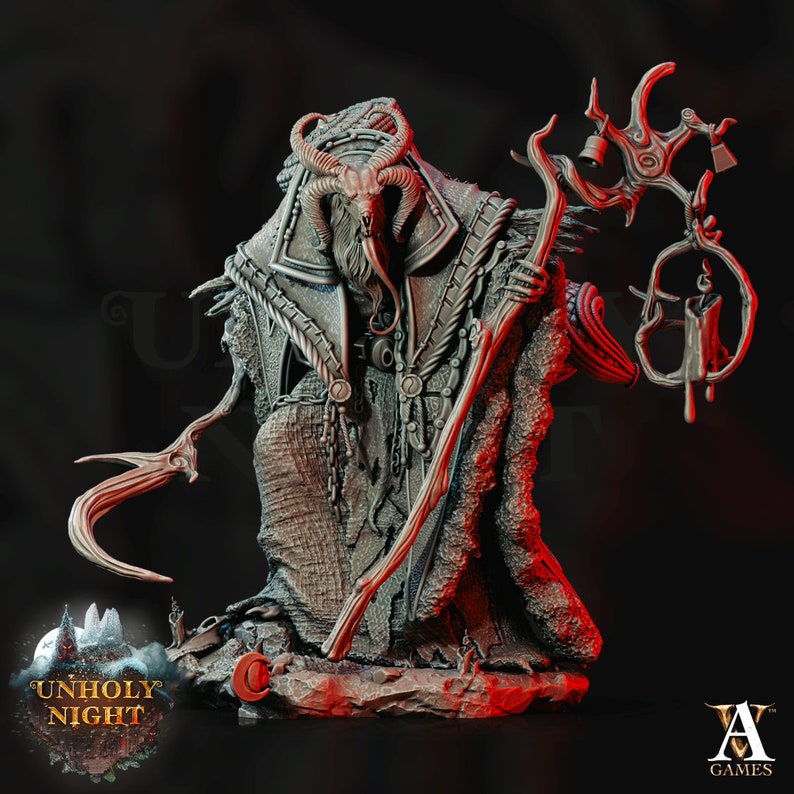Krampus Miniature Model by Archvillain - Etsy