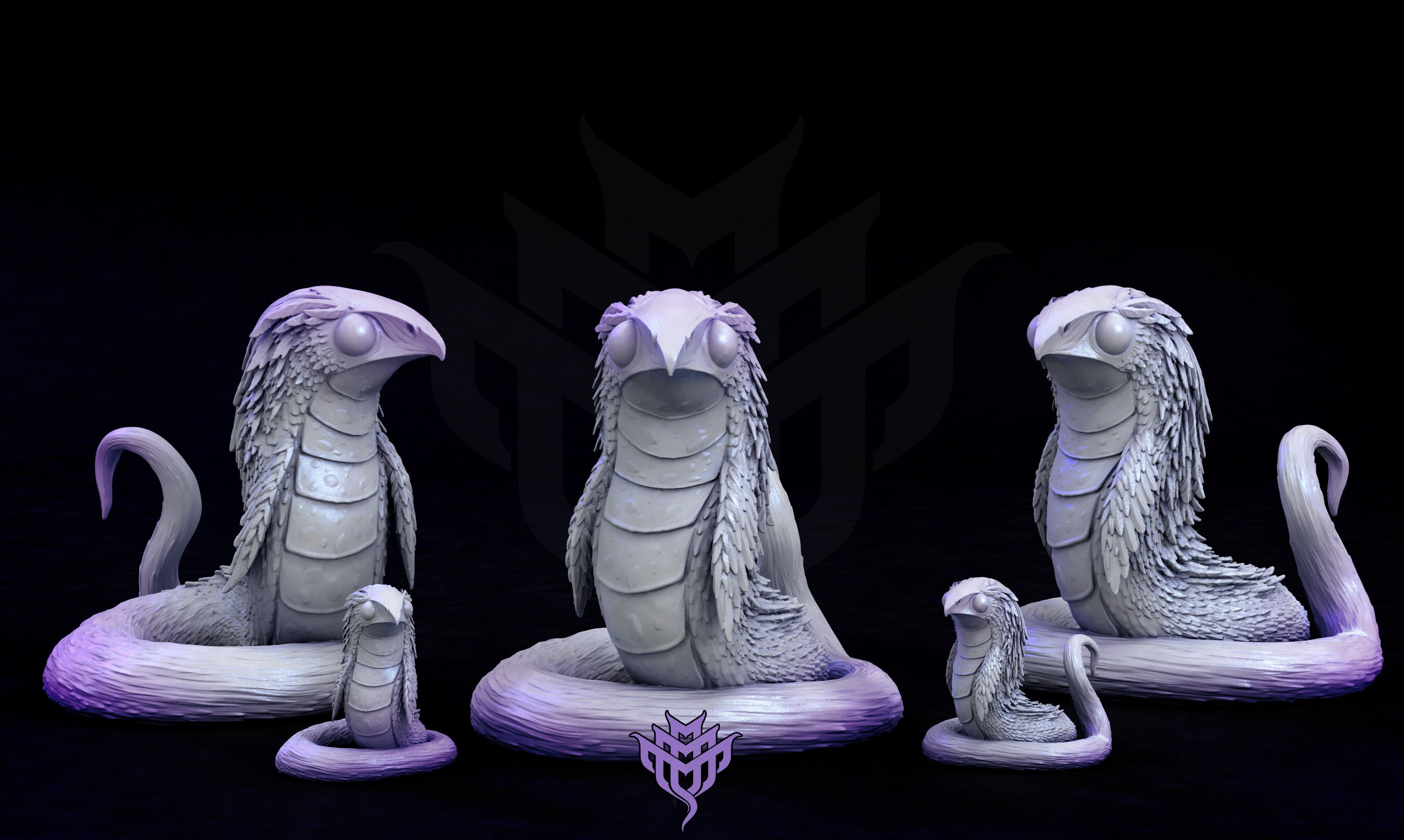 Vulture Worm Miniatures by Mini Monster Mayhem - Etsy